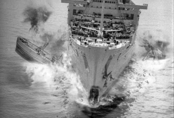 Queen Mary Sinking